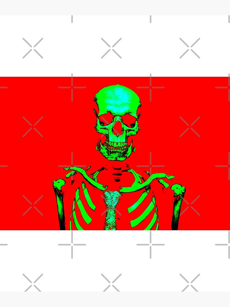 "Human Skeleton - Scary Contrast" Art Print for Sale by uberanatomy ...