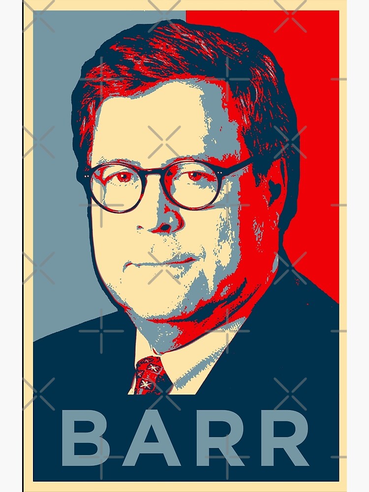 "William Barr Portrait Artwork" Framed Art Print for Sale by ...