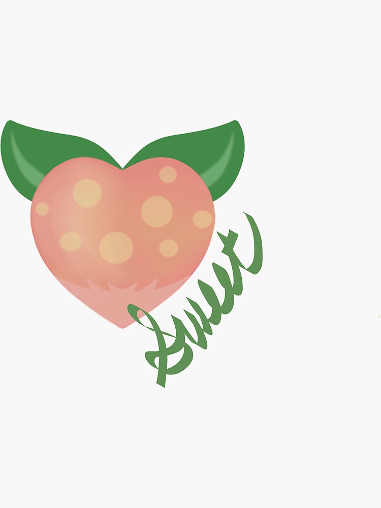 "Pecha Berry" Sticker for Sale by mallowquartz | Redbubble