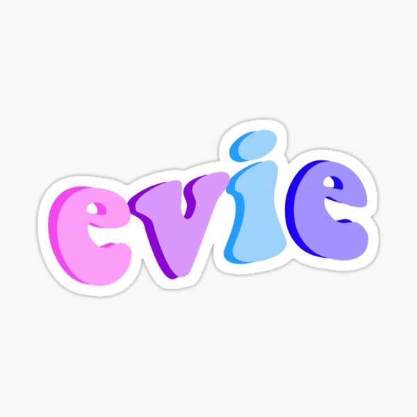 "evie custom" Sticker for Sale by BellaCumpstone | Redbubble