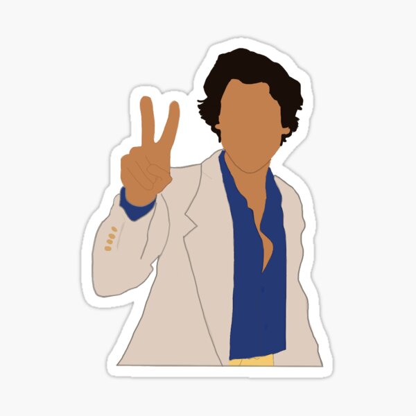 "Harry Styles Peace" Sticker for Sale by oioilou | Redbubble