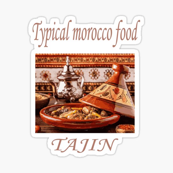 "Typical Moroccan food, Tajin 2020 traditional, illustration 2020 ...