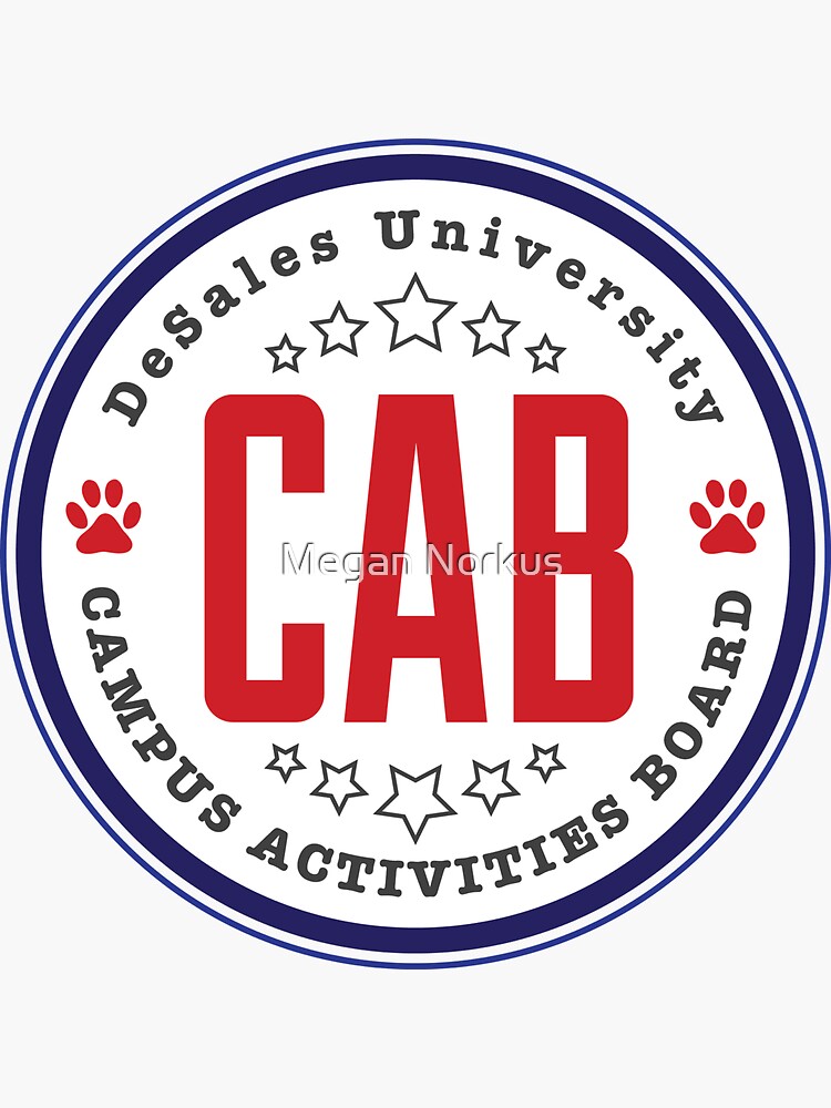 "CAB" Sticker for Sale by meg-haugh | Redbubble