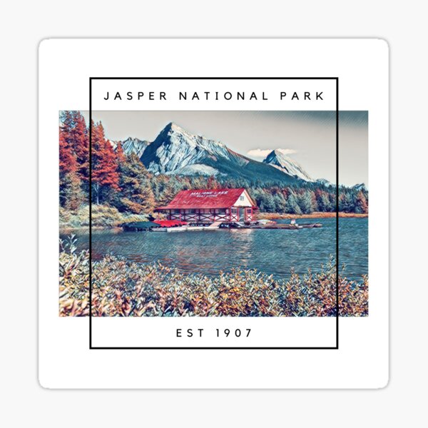 "Jasper National Park- Alberta, Canada" Sticker for Sale by AdventureAB ...