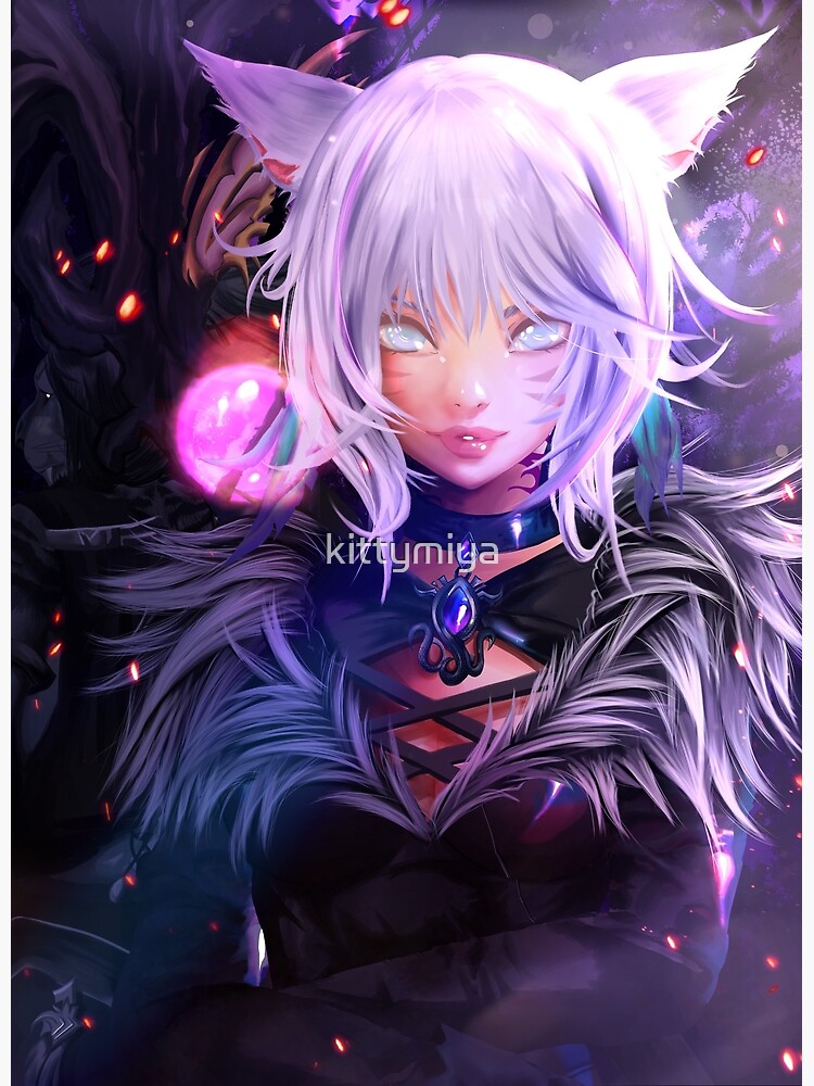 "Y'shtola" Art Print by kittymiya | Redbubble