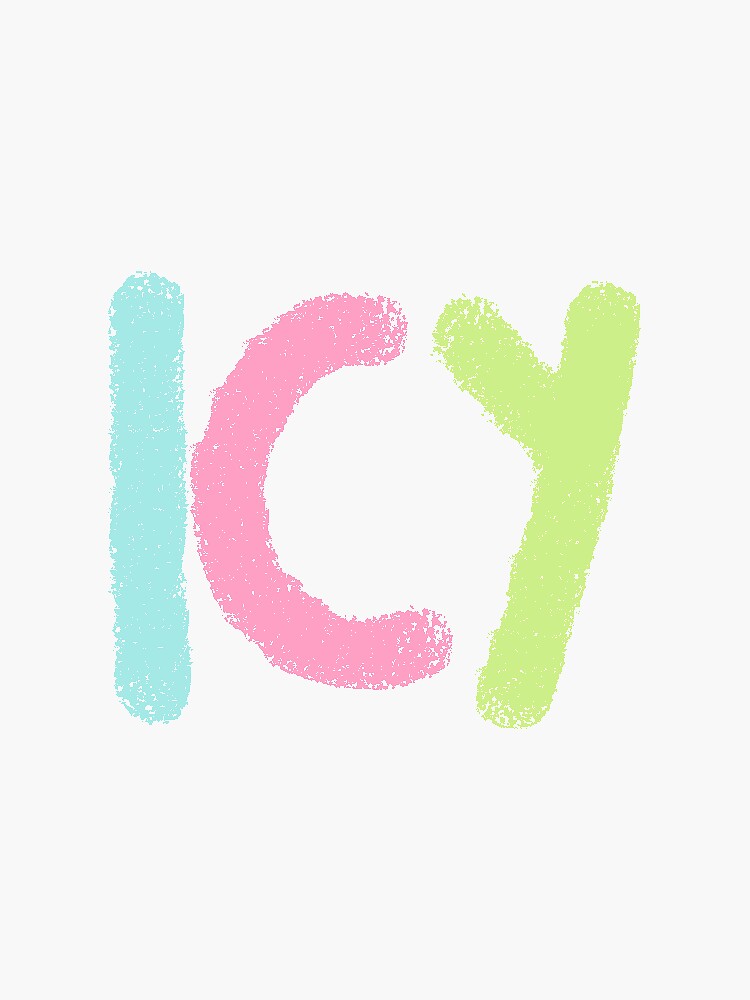 "ICY Logo " Sticker for Sale by icuteyou | Redbubble