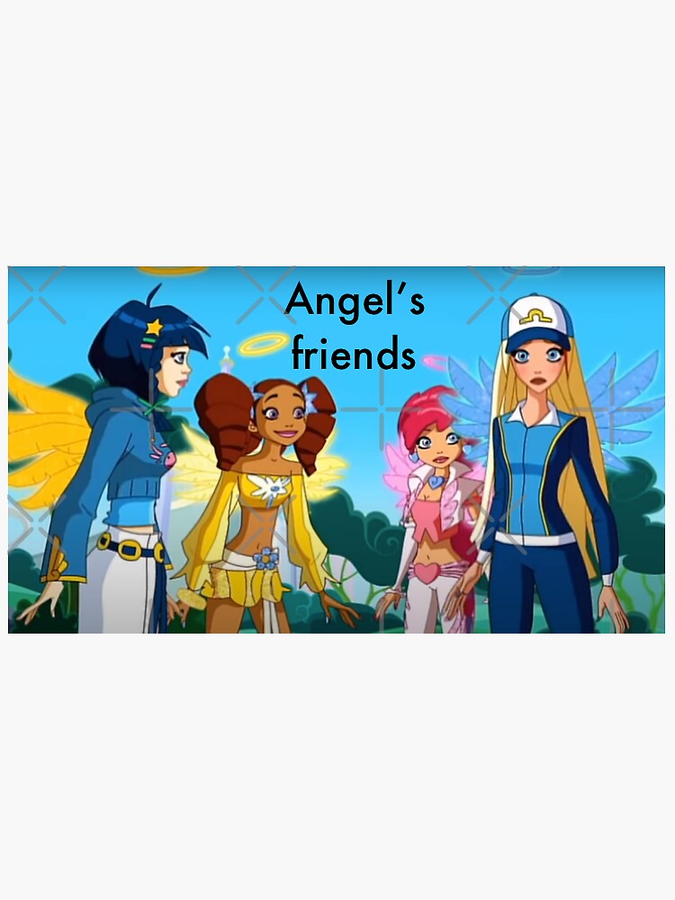 "Angel's friends" Sticker by NancyJLM | Redbubble