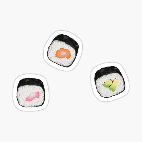 "Sushi Sticker Pack" Sticker by mariatza | Redbubble