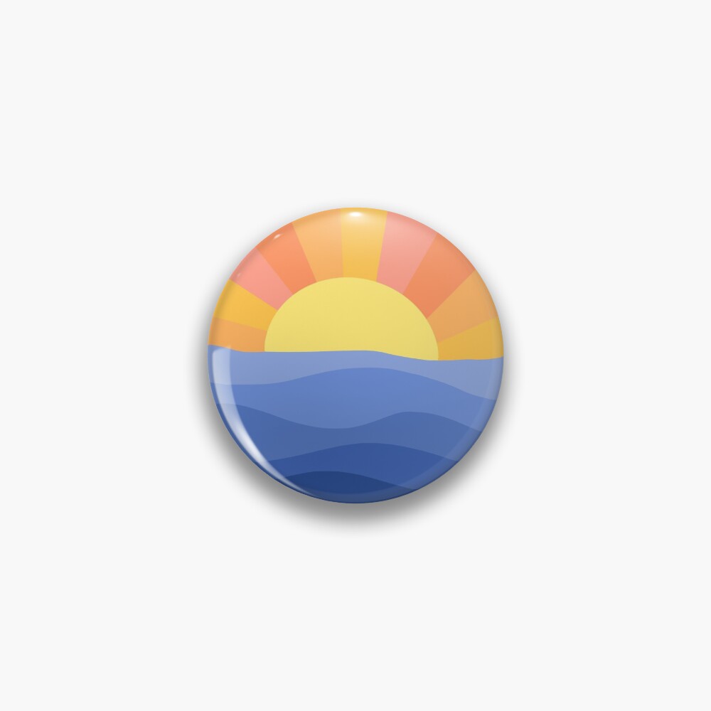 "Sunset Over Water Design" Sticker for Sale by s-annabelle | Redbubble