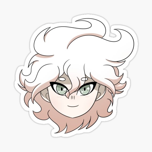 "Nagito Komaeda Chibi 1" Sticker for Sale by CheckeredEgg | Redbubble