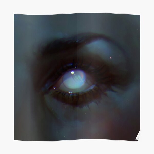 "Holo Eye" Poster for Sale by Skadivore | Redbubble