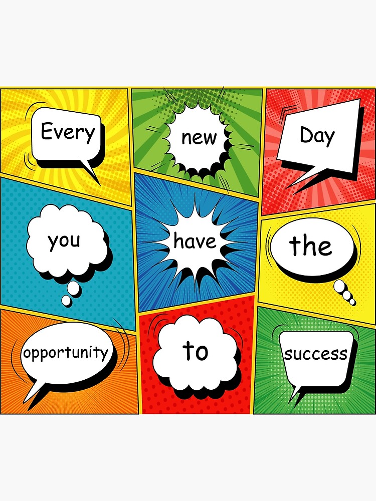 "Success comic" Poster by CyrilShop | Redbubble