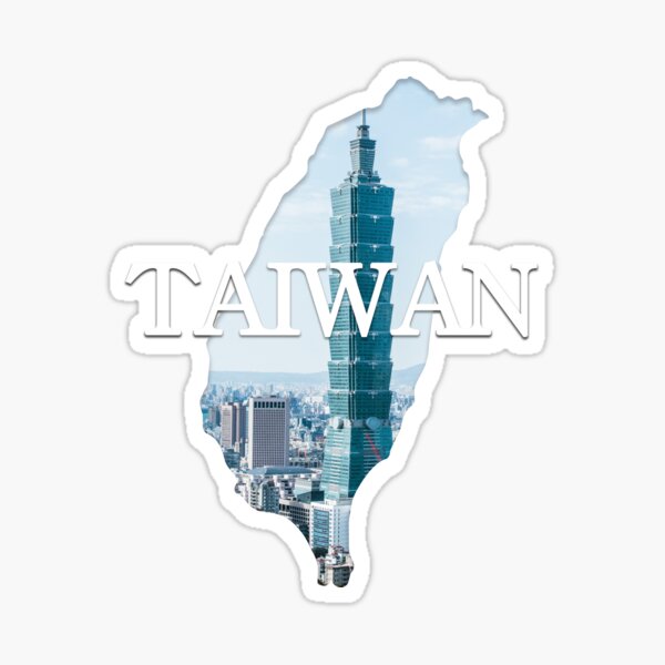 "Taiwan Map" Sticker for Sale by Kaixiu-Art | Redbubble