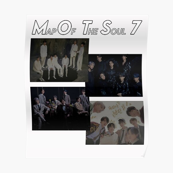 "BTS - MOTS 7 concept photo collage" Poster for Sale by banqau | Redbubble
