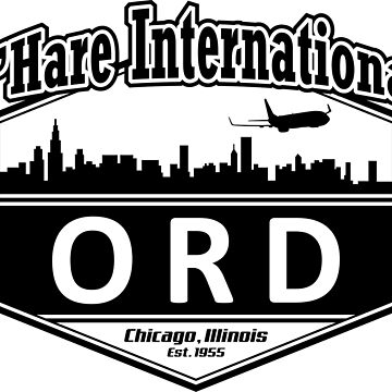 "O'Hare International Airport Code" Sticker for Sale by Tundra300 ...