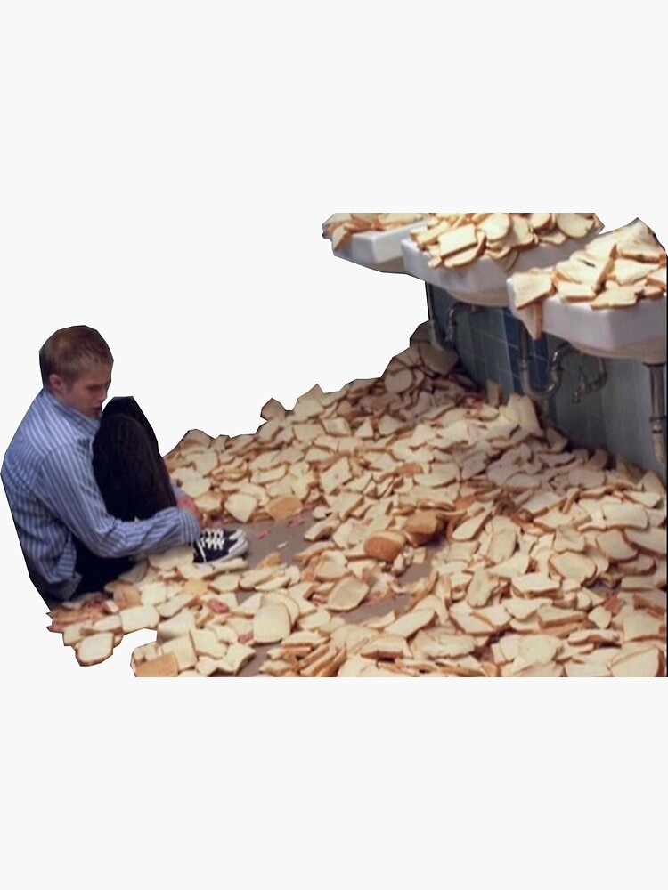 "cursed image, bread" Sticker by NikolaMio | Redbubble