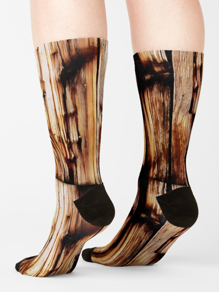 "Rustic Barn Wood Grain Rough Cut" Socks for Sale by JanineRileyArt ...
