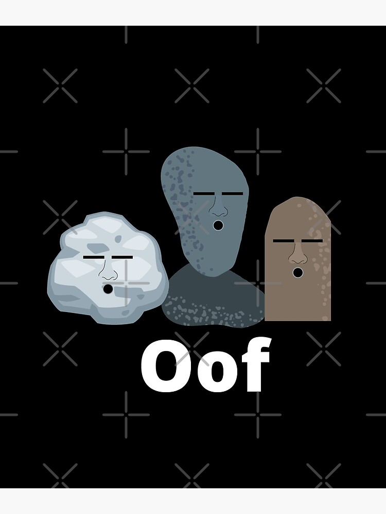 Póster «Oof Stones Versión de dibujos animados» de LightBeacon | Redbubble