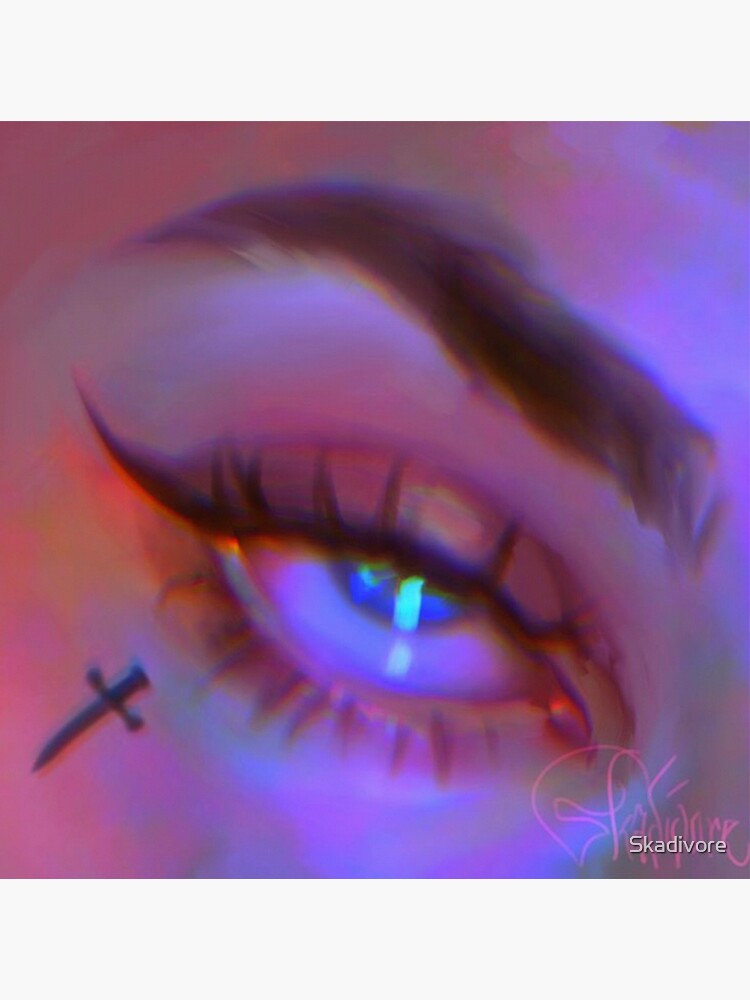 "Goth Eye" Sticker for Sale by Skadivore | Redbubble