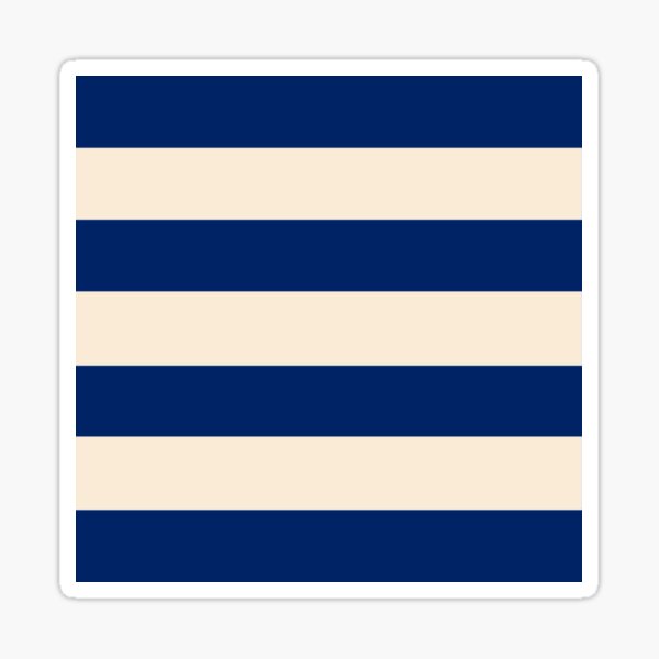 "Royal Blue Stripes" Sticker for Sale by Penguingirl11 | Redbubble