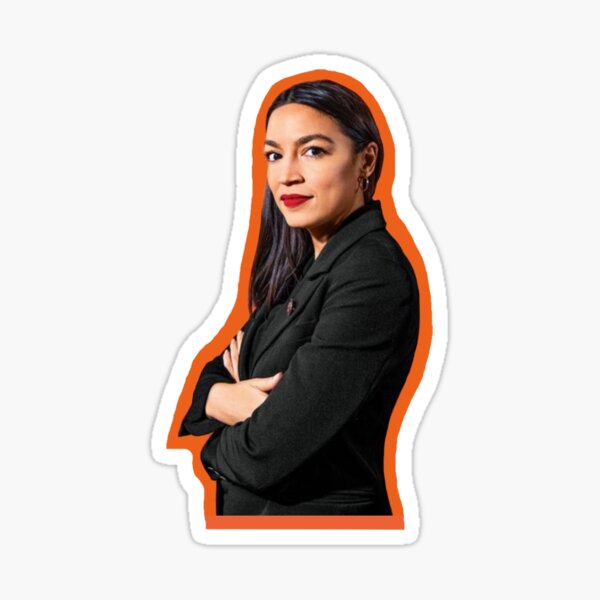 "AOC" Sticker for Sale by 25liz25 | Redbubble