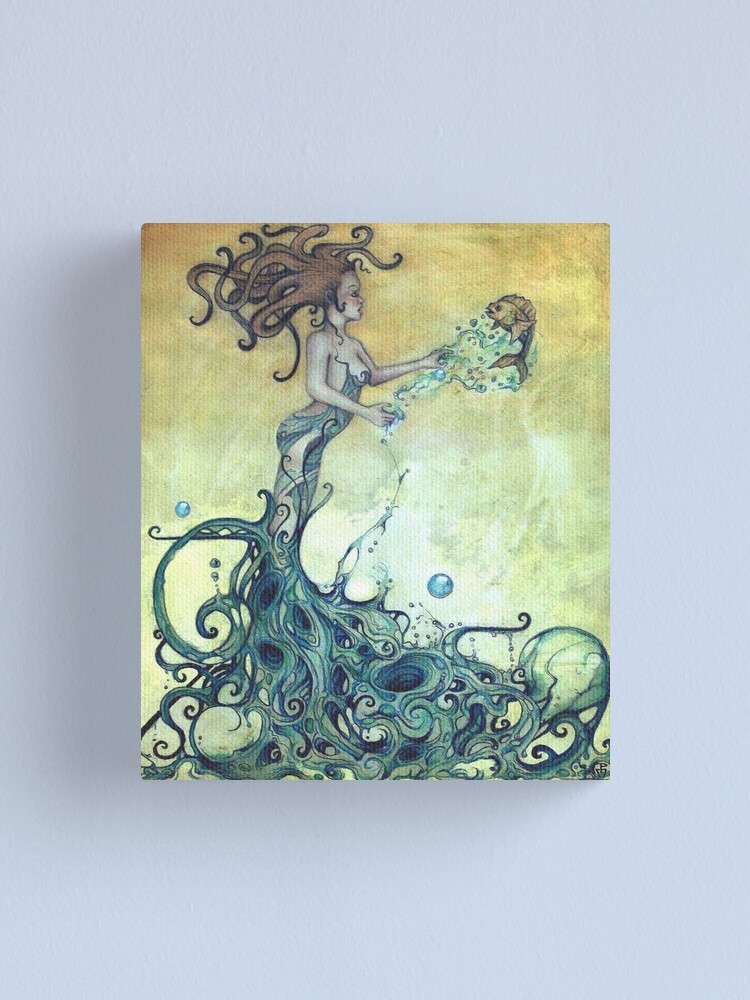"Undine" Canvas Print by PeterMaudsley | Redbubble