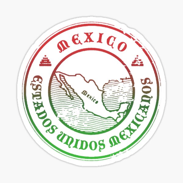"Mexico Passport Stamp" Sticker for Sale by katiequinn1 | Redbubble