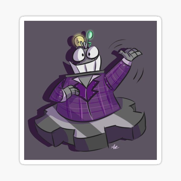 "Toontown VP" Sticker by ValorousVince | Redbubble