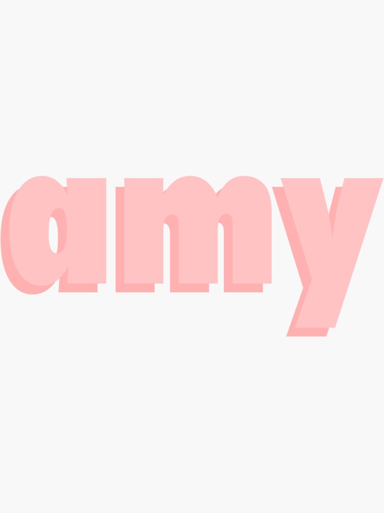 "Amy" Sticker by Milkiestickers | Redbubble