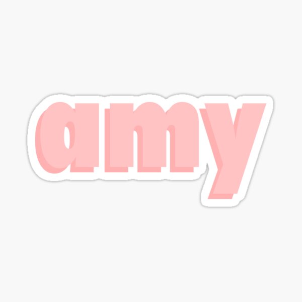"Amy" Sticker by Milkiestickers | Redbubble