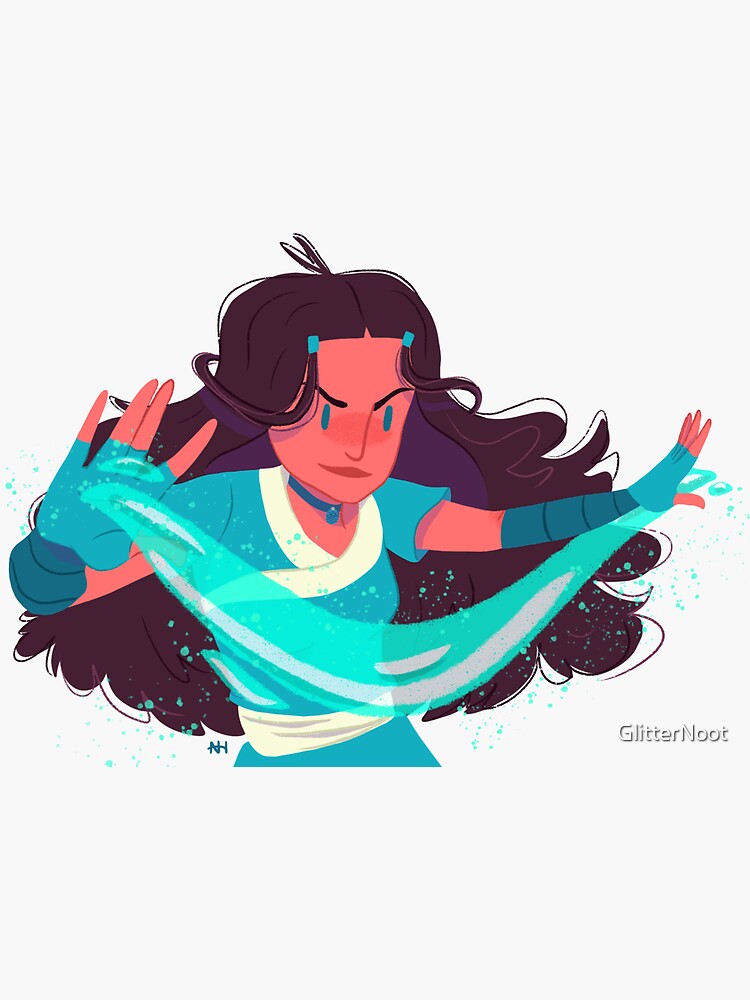 "Katara" Sticker for Sale by GlitterNoot | Redbubble