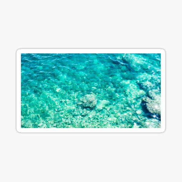 "Blue Lake Water" Sticker for Sale by JoeyCrimson | Redbubble