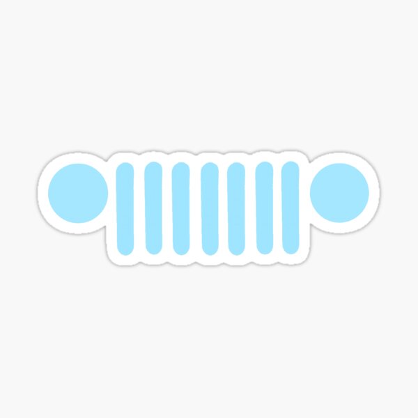 Blue Jeep Stickers | Redbubble