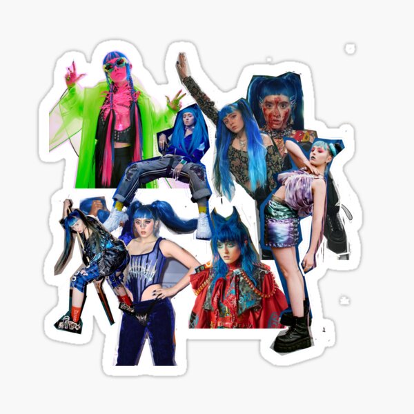 "Ashnikko Stuff" Sticker for Sale by reesescrap | Redbubble