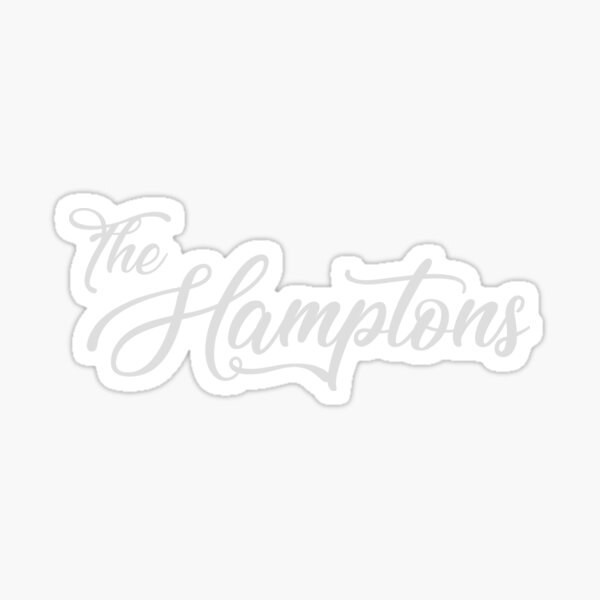 "The Hamptons, New York luxury beach" Sticker by hypnotzd | Redbubble