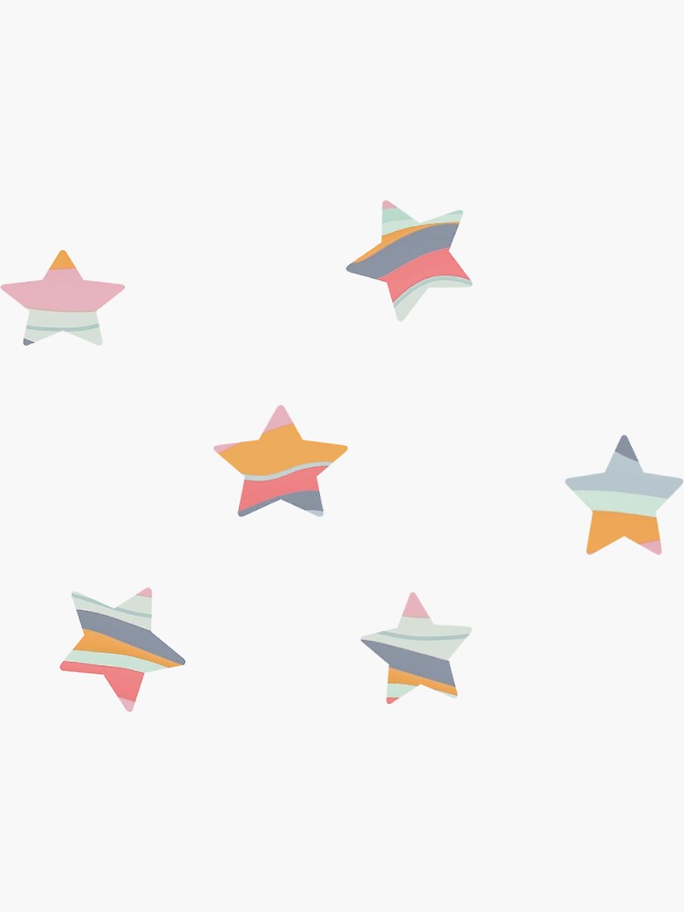 "star sticker pack" Sticker by rcoug9 | Redbubble
