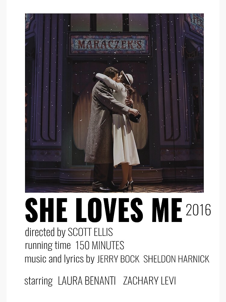 "She Loves Me Musical Poster" Poster by broadwaycantdie | Redbubble