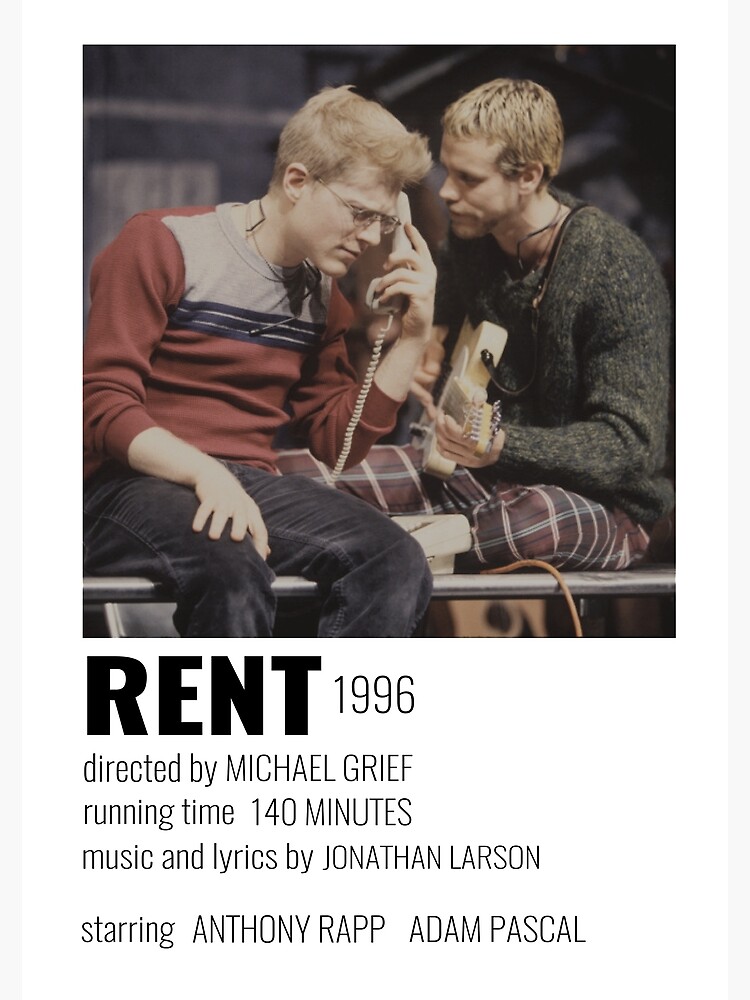 Rent Musical Poster Premium Matte Vertical Poster