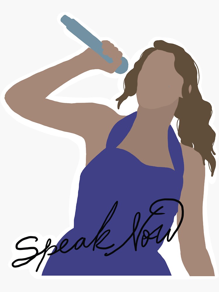 "Speak Now" Sticker by scooke15 | Redbubble