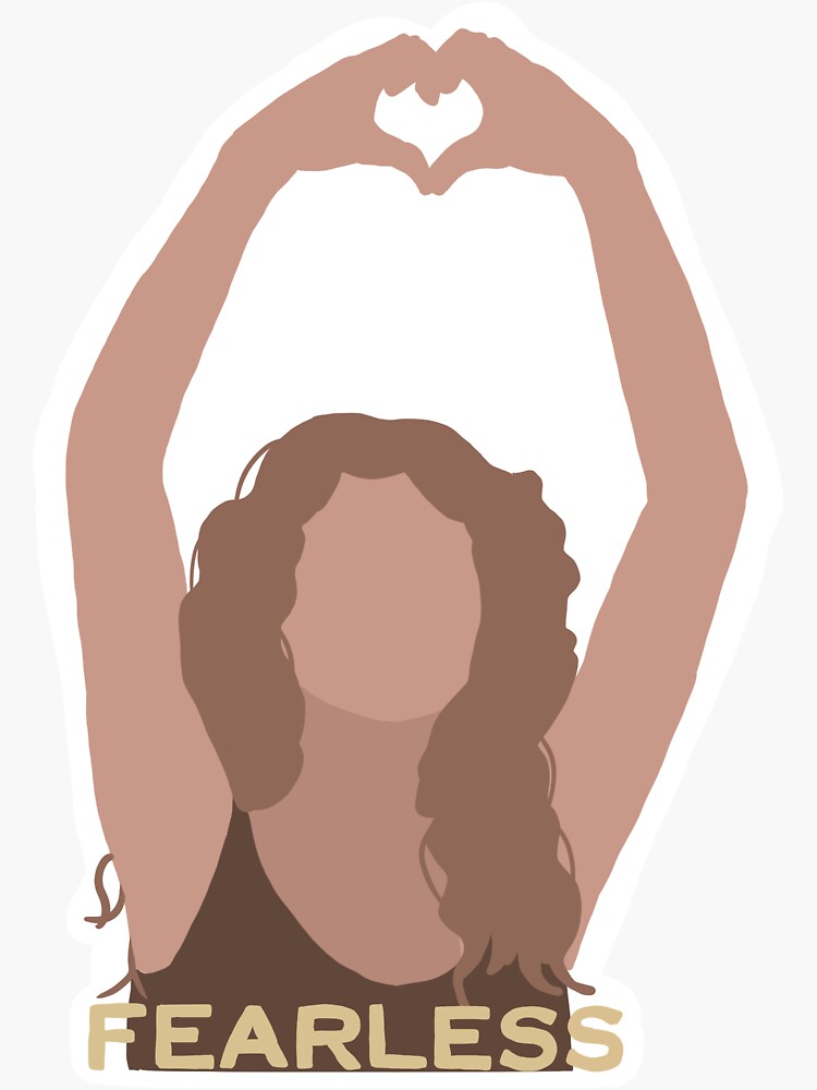 "Fearless" Sticker for Sale by scooke15 | Redbubble