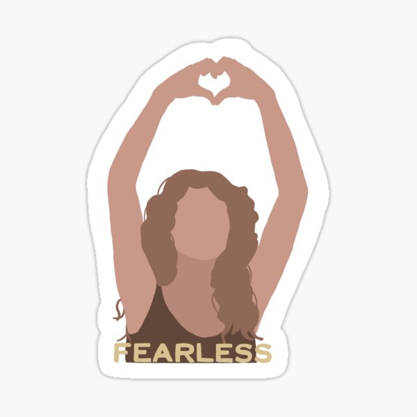 "Fearless" Sticker for Sale by scooke15 | Redbubble
