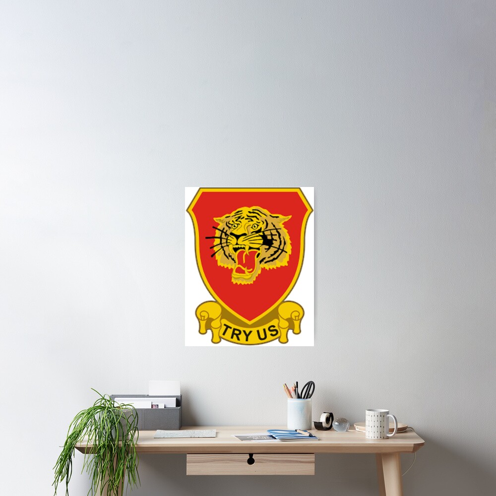 "US Army 141st Field Artillery Regiment Sticker" Poster by MilitaryPlus ...