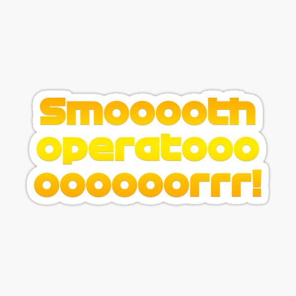 "Smooth operator Carlos Sainz v2" Sticker for Sale by Uhhh Ok | Redbubble