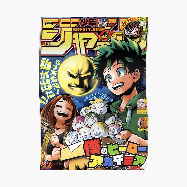 "bnha magazine #2" Poster for Sale by softochaco | Redbubble