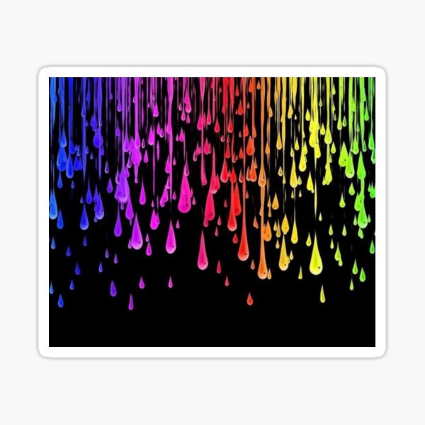 "Dripping Paint " Sticker by nbassant | Redbubble
