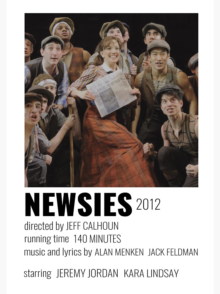 "Newsies Broadway Musical Poster" Magnet for Sale by broadwaycantdie ...