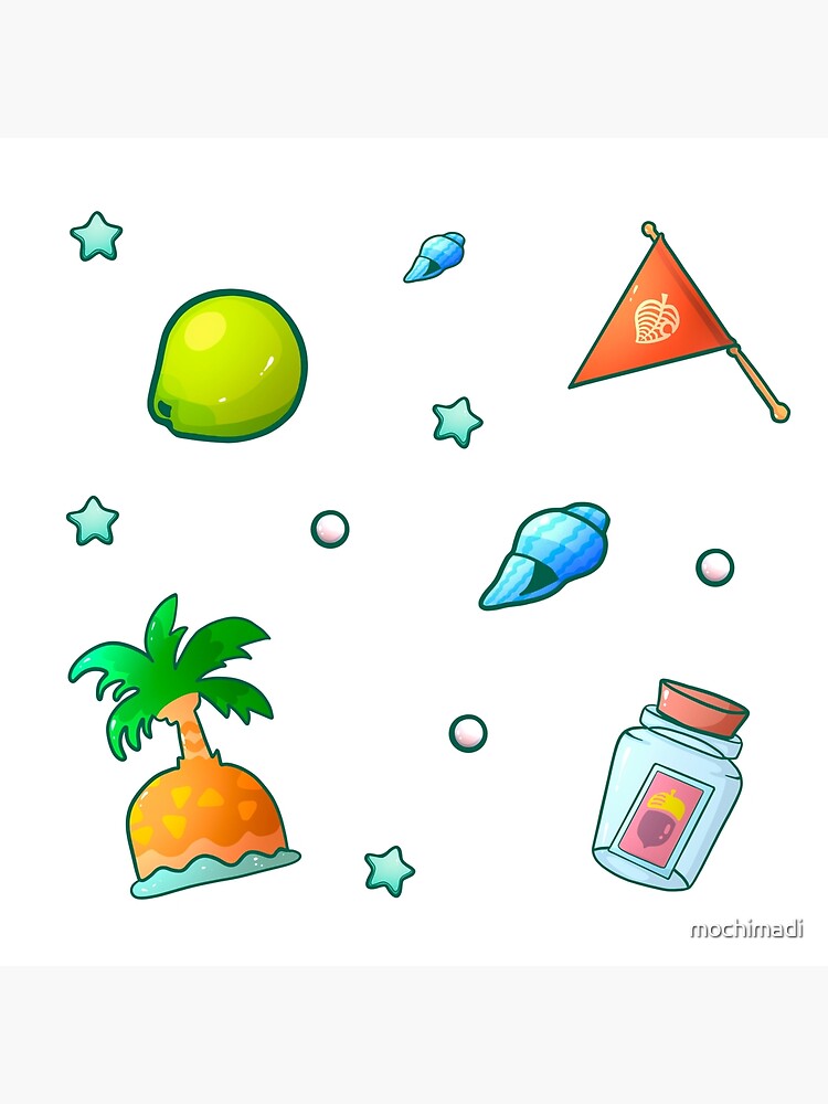 "ACNH Salty Summer Pack" Poster for Sale by mochimadi | Redbubble