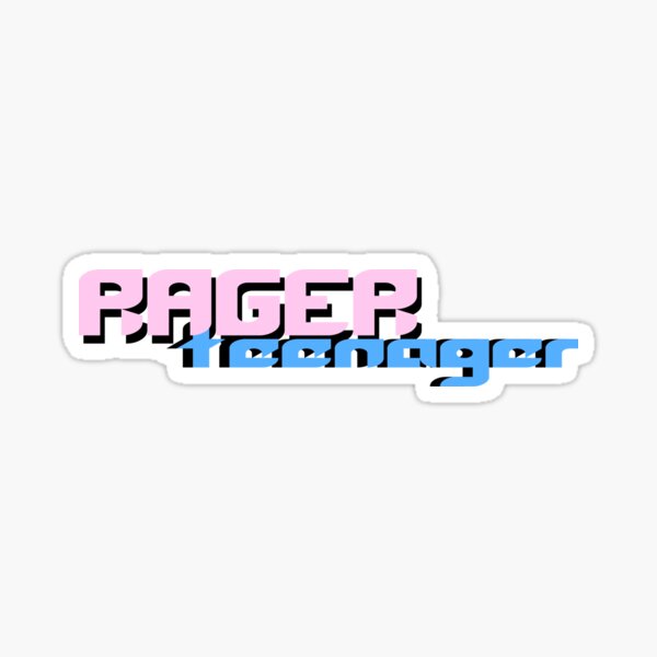 "Rager Teenager Troye Sivan " Sticker by yamxxn | Redbubble