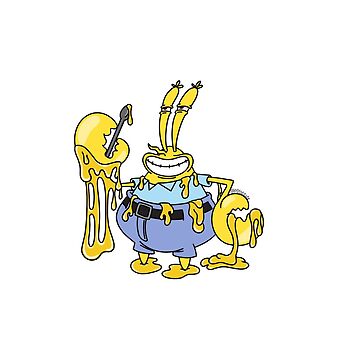 "Mister Dabs Spongebob Stoner Cartoon Art" Sticker for Sale by ...