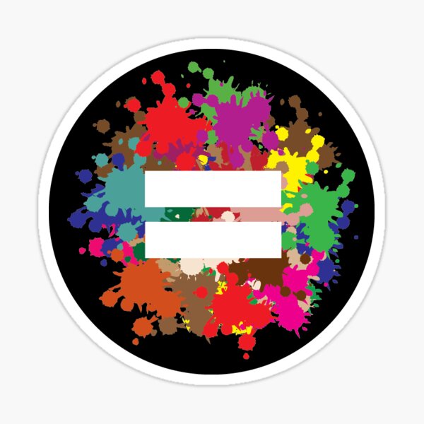 "Equality Symbol" Sticker by caytonunderwood | Redbubble
